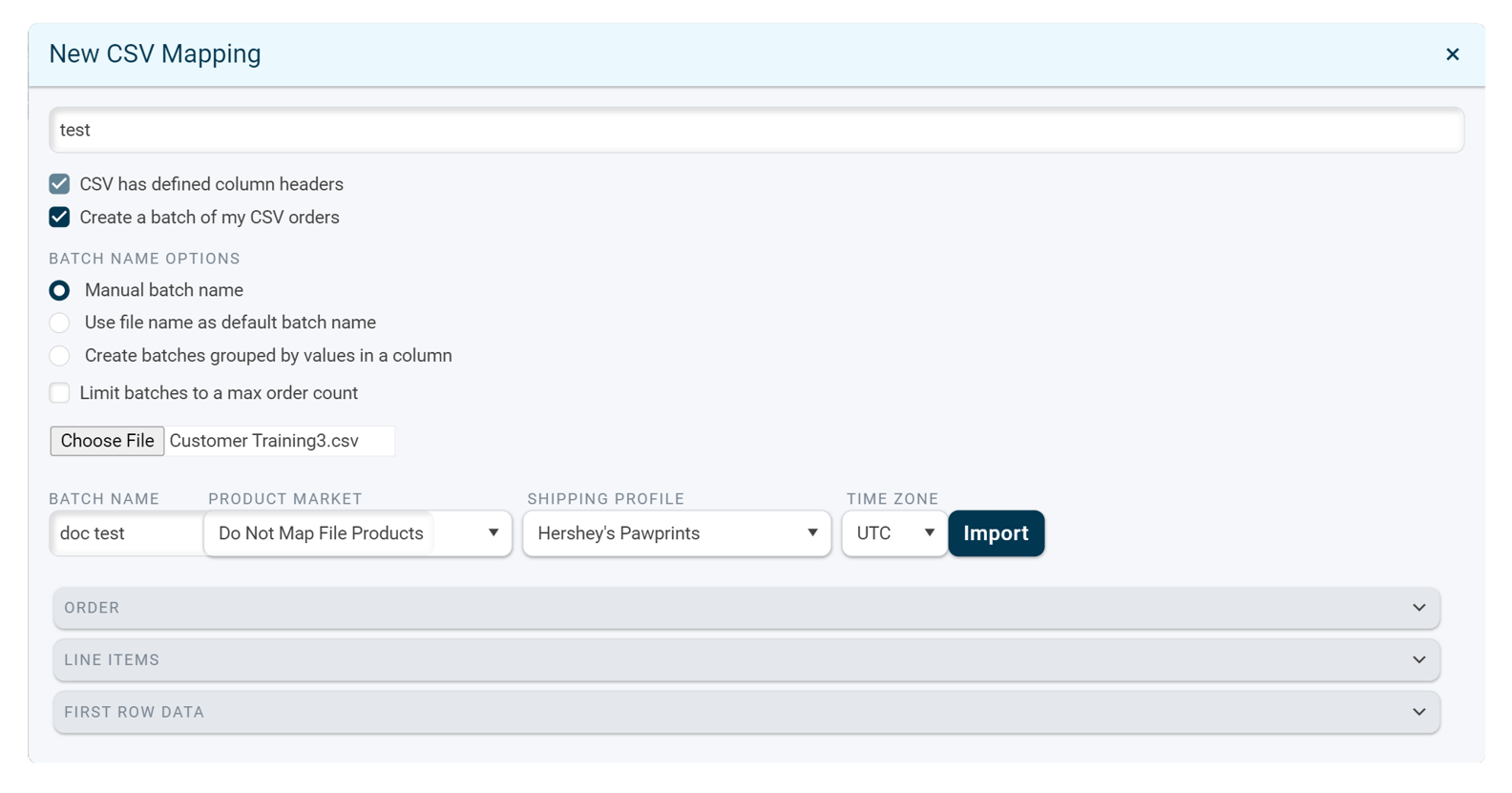 How to Create a CSV Mapping